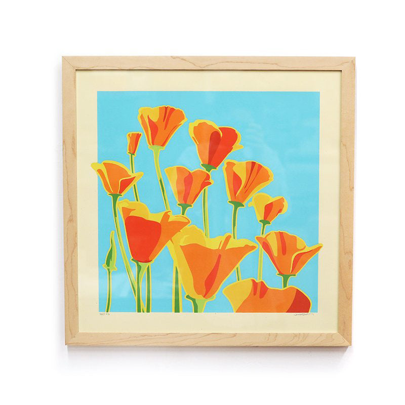 California Poppies (Unframed) by Jake Early – Practical Art