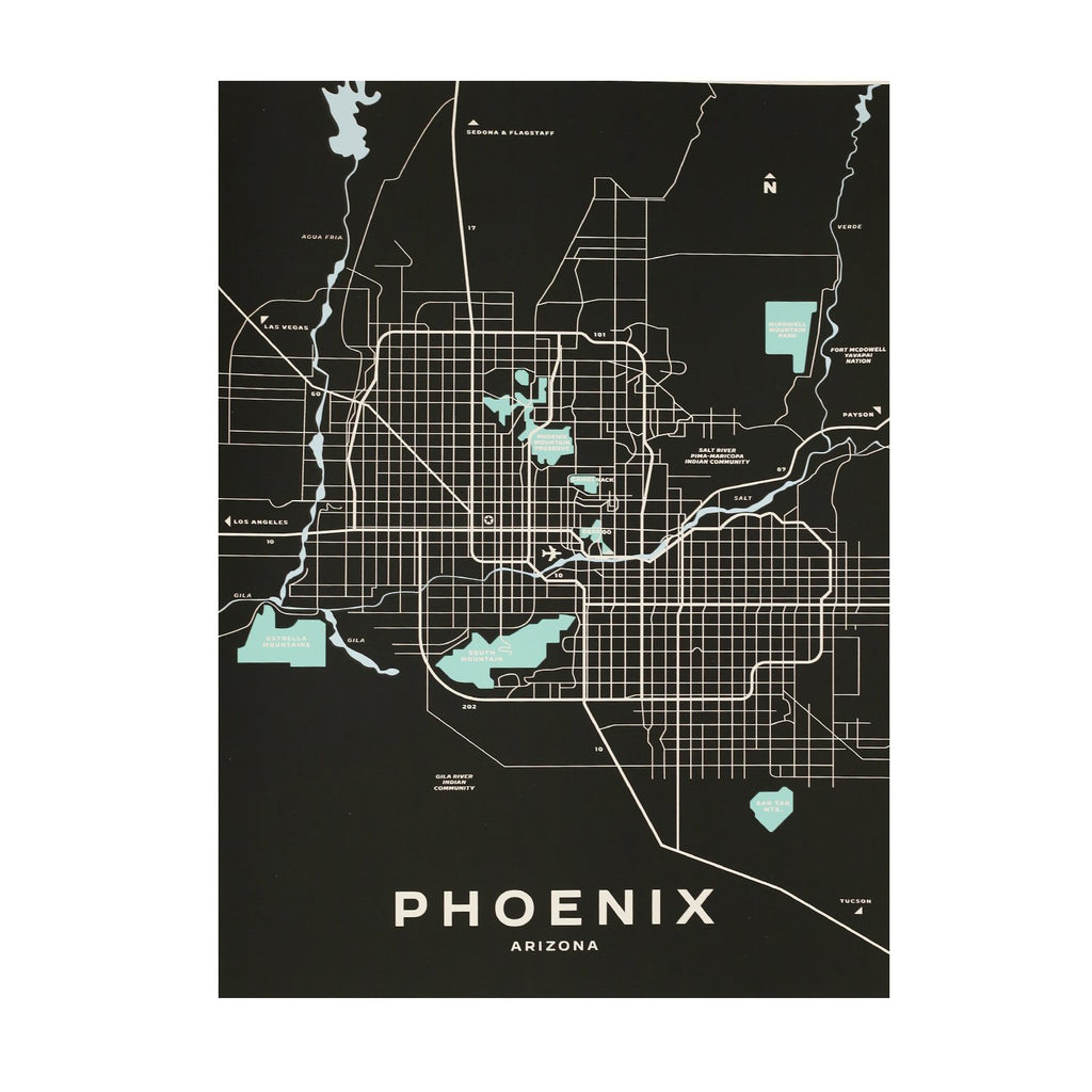 Phoenix Map by Jake Early – Practical Art