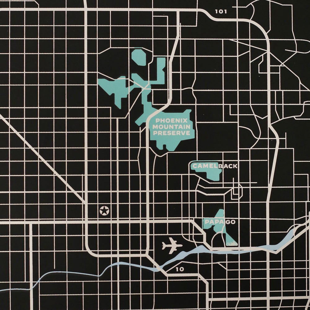 Phoenix Map by Jake Early – Practical Art