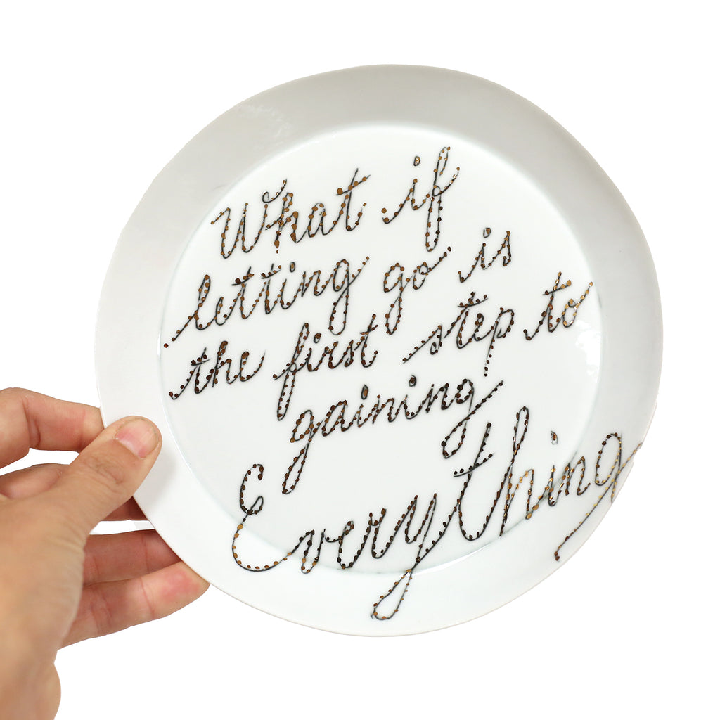 Motivational Plate by Stepanka Summer – Practical Art