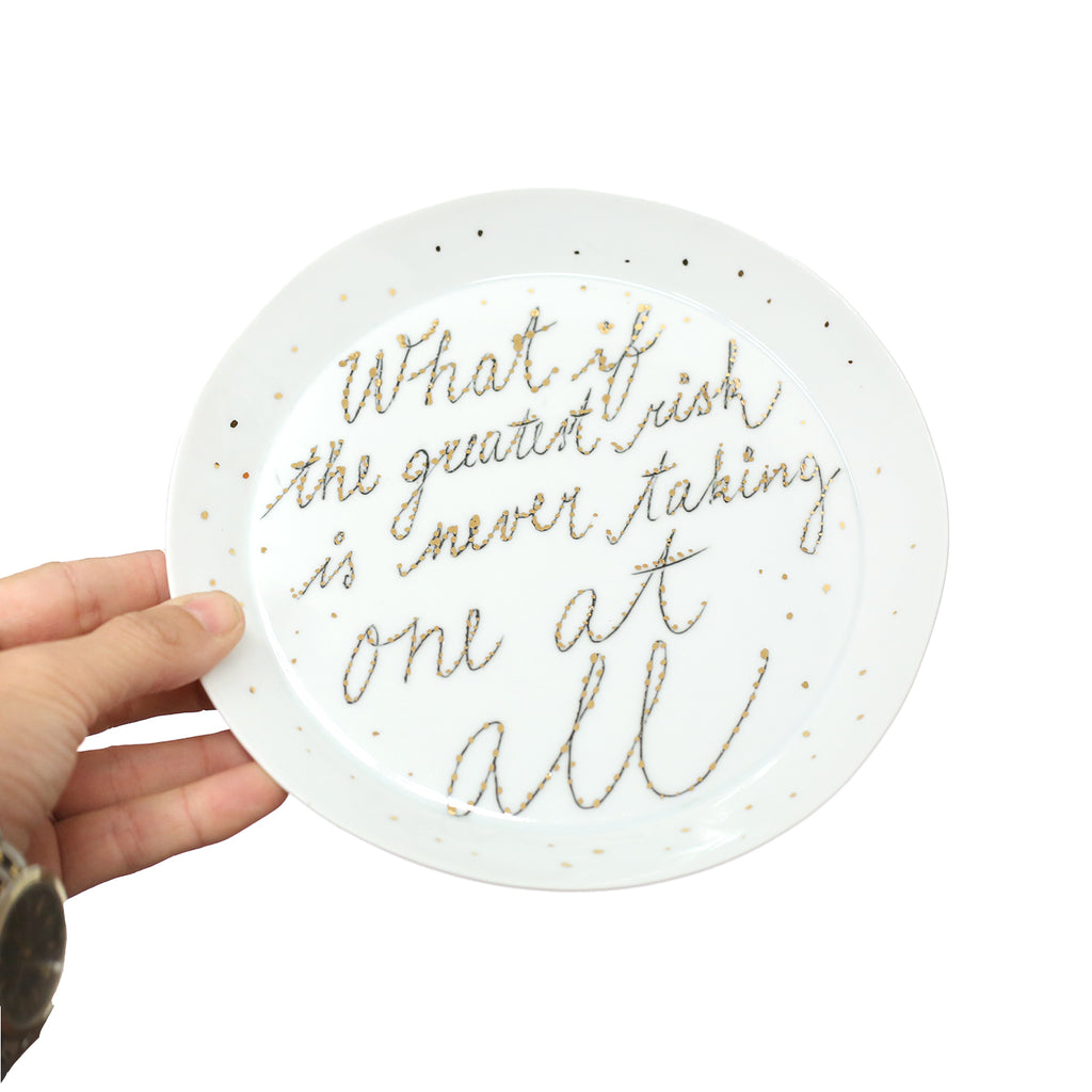 Motivational Plate by Stepanka Summer – Practical Art