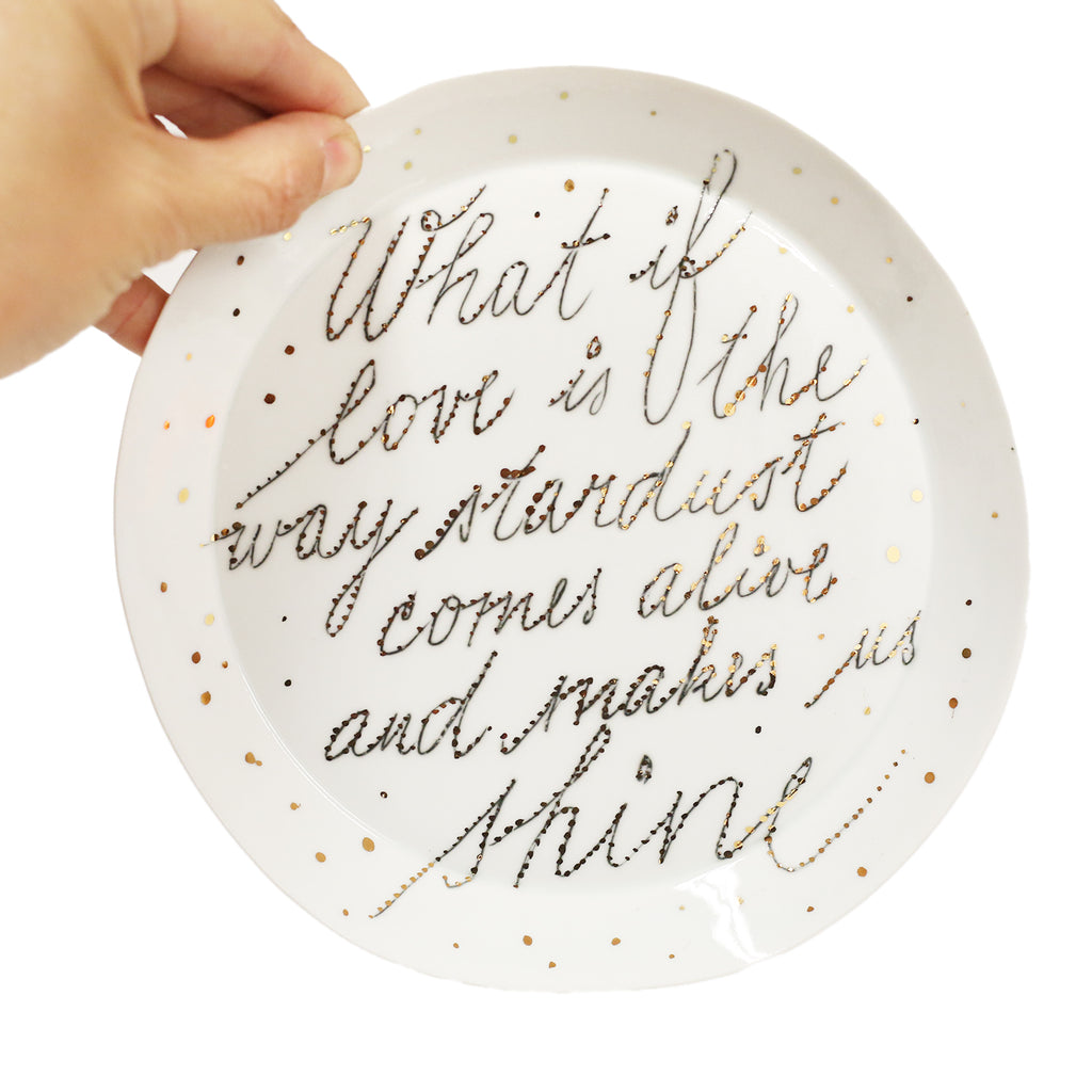 Motivational Plate by Stepanka Summer – Practical Art